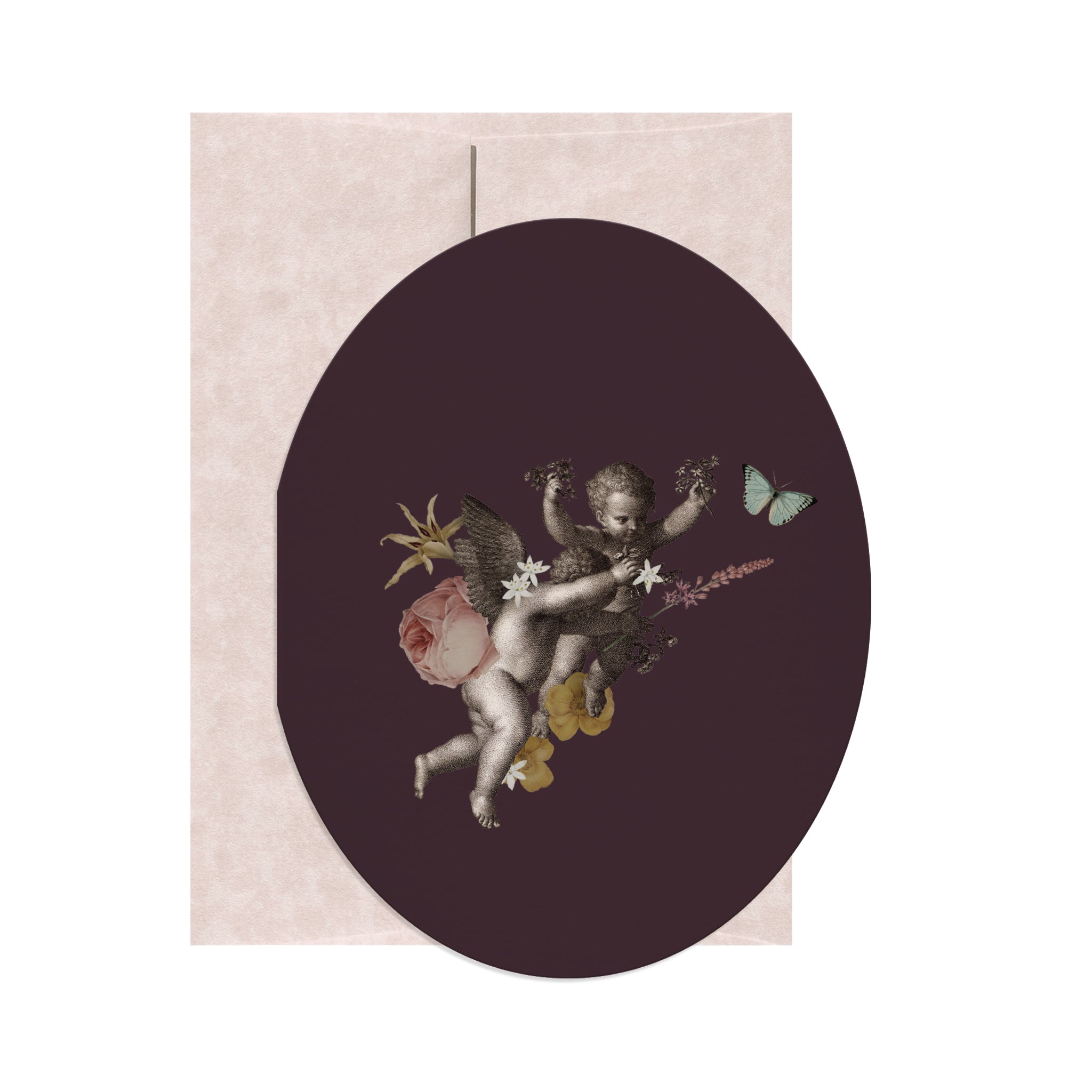 Cupid Oval Card – Open Sea
