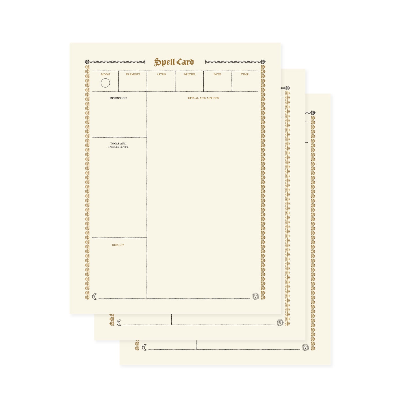 Set of Spell Cards – Open Sea